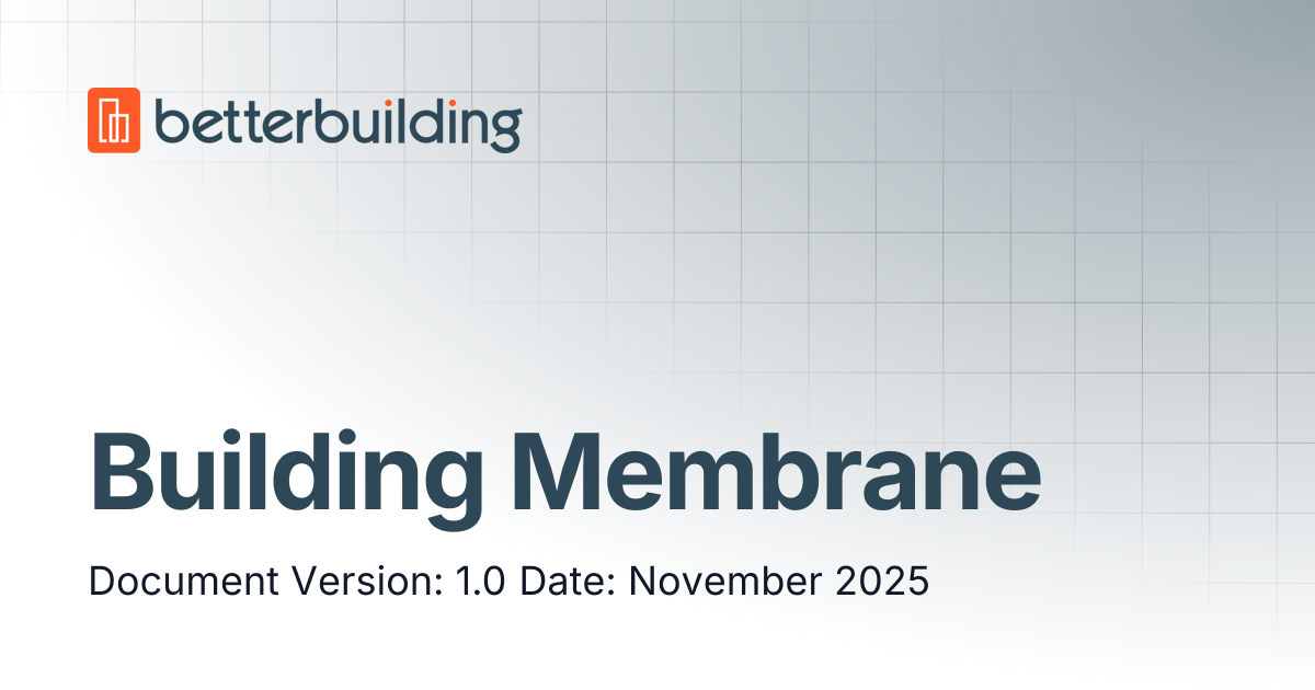 Building Membrane | Better Building Docs