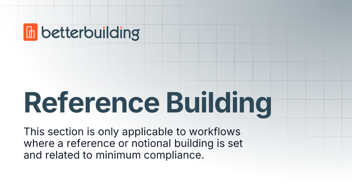 Reference Building | Better Building Docs